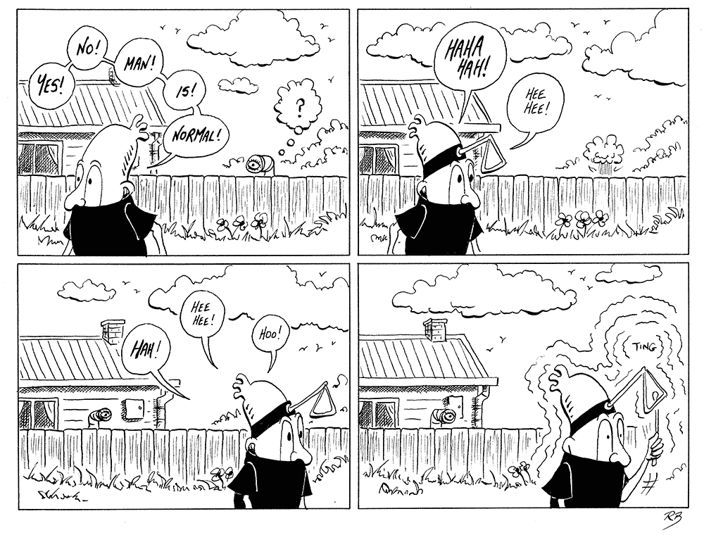 Hanging with the neighbours. – Eggmen Comics